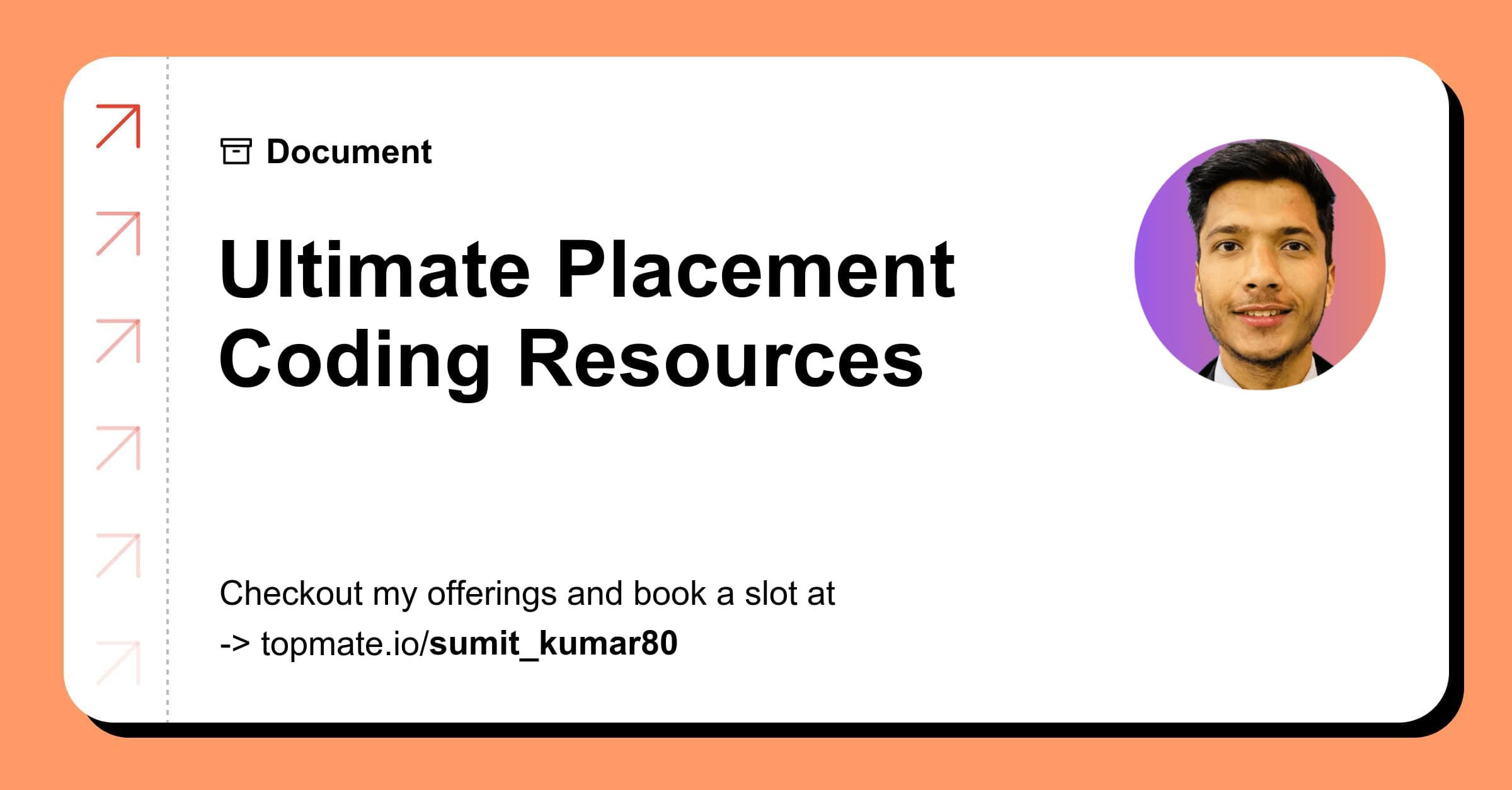 Ultimate Placement Coding Resources With Sumit Kumar